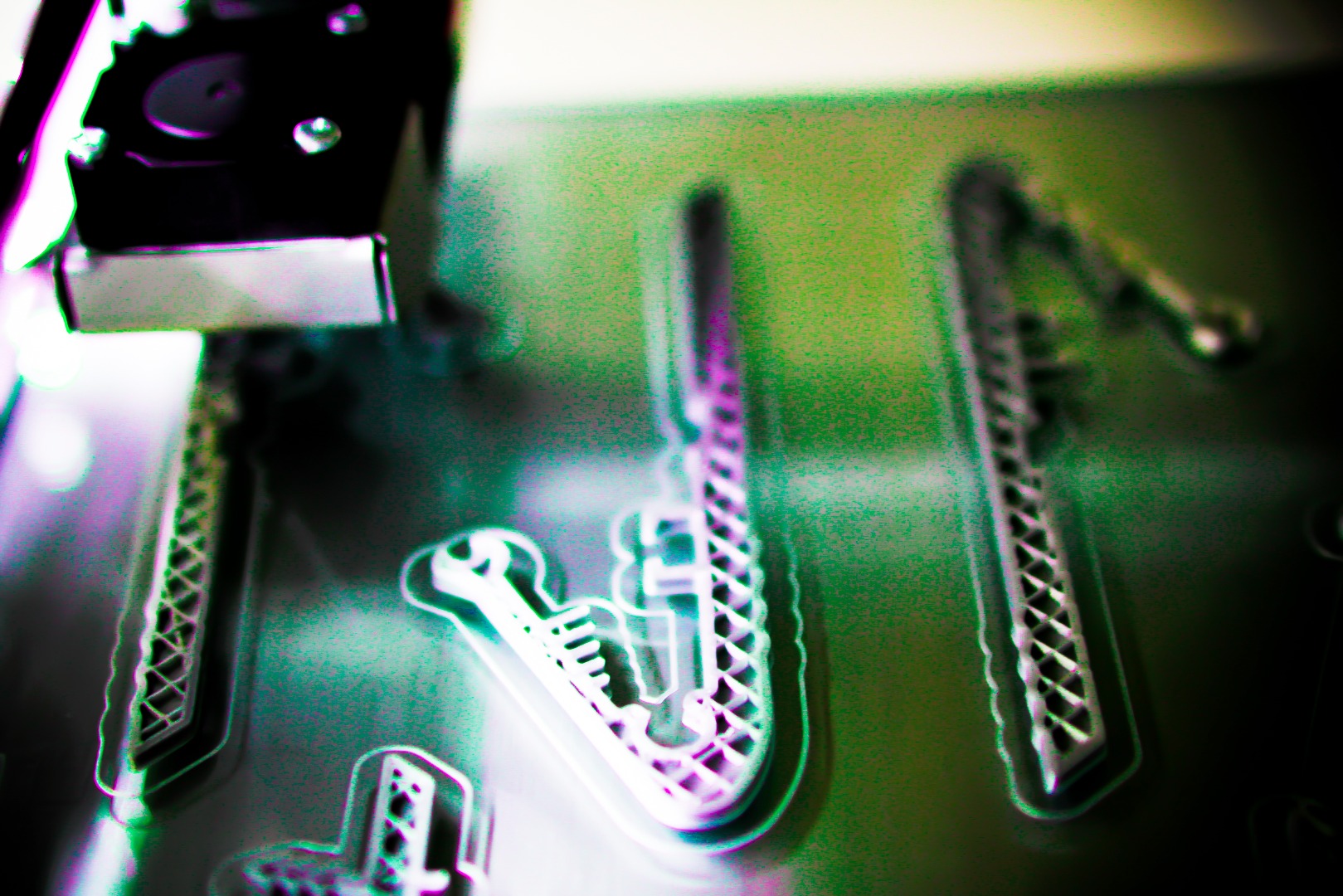 Printing 3D profiles for test